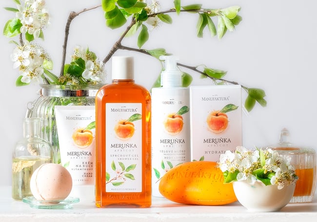 Manufaktura Zjemňující & hydratační sprchový gel Meruňka